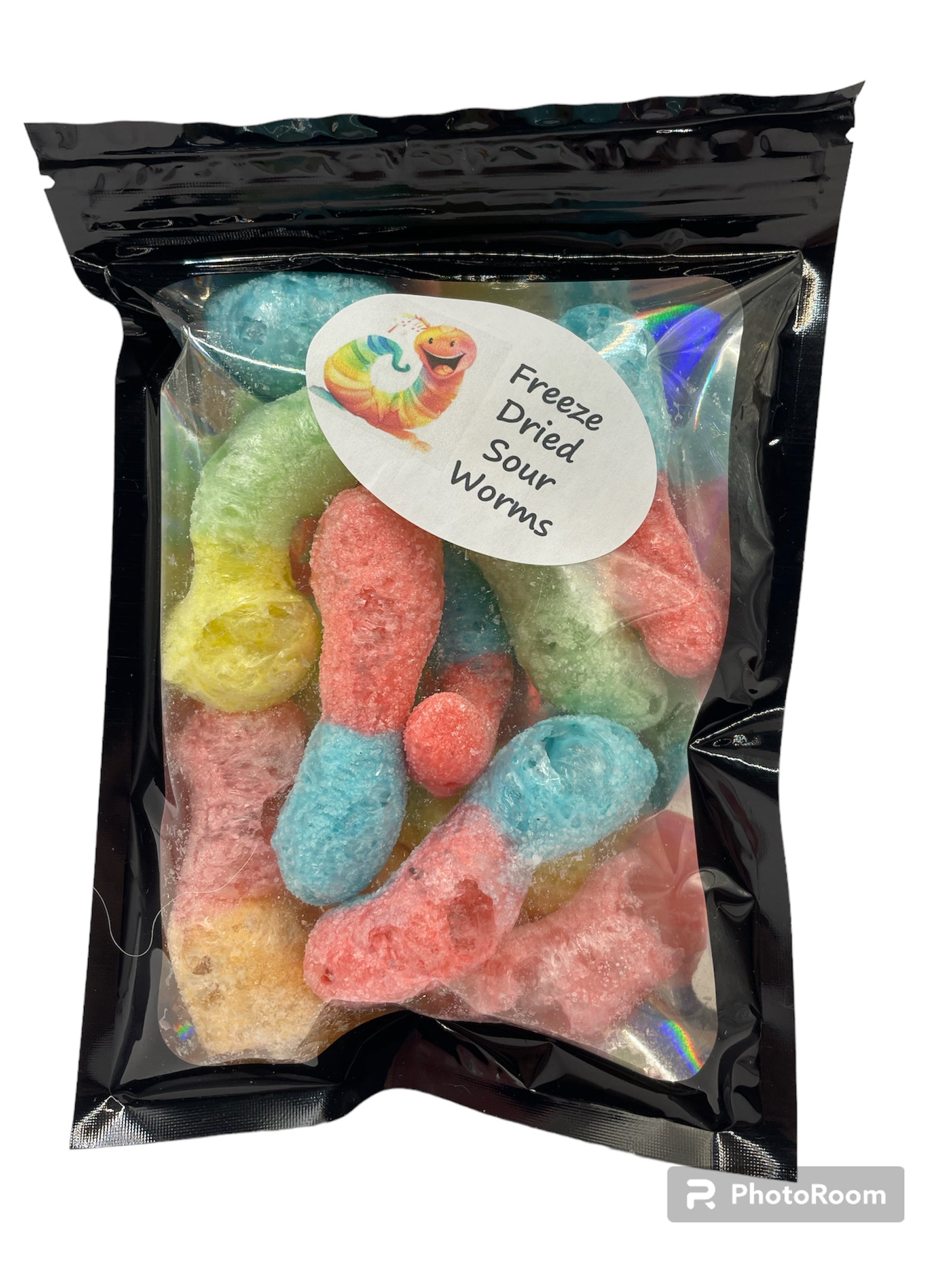 Freeze Dried Sour Worms – Kandy Freeze