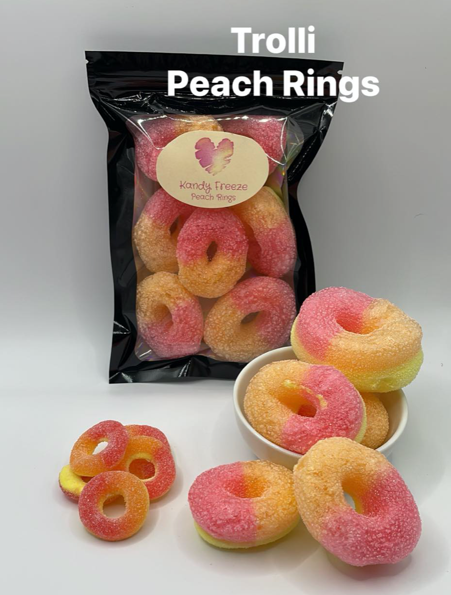 Freeze Dried Peach Rings – Kandy Freeze